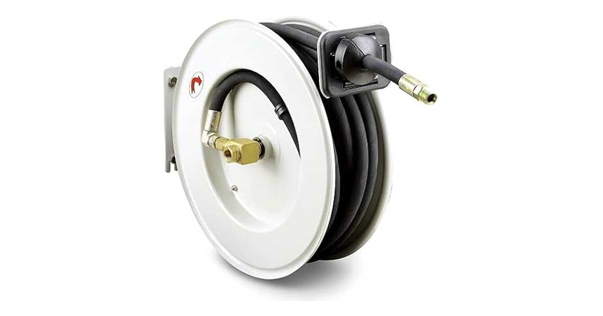 ReelWorks Oil Hose Reel Retractable 1/2" Inch x 50'